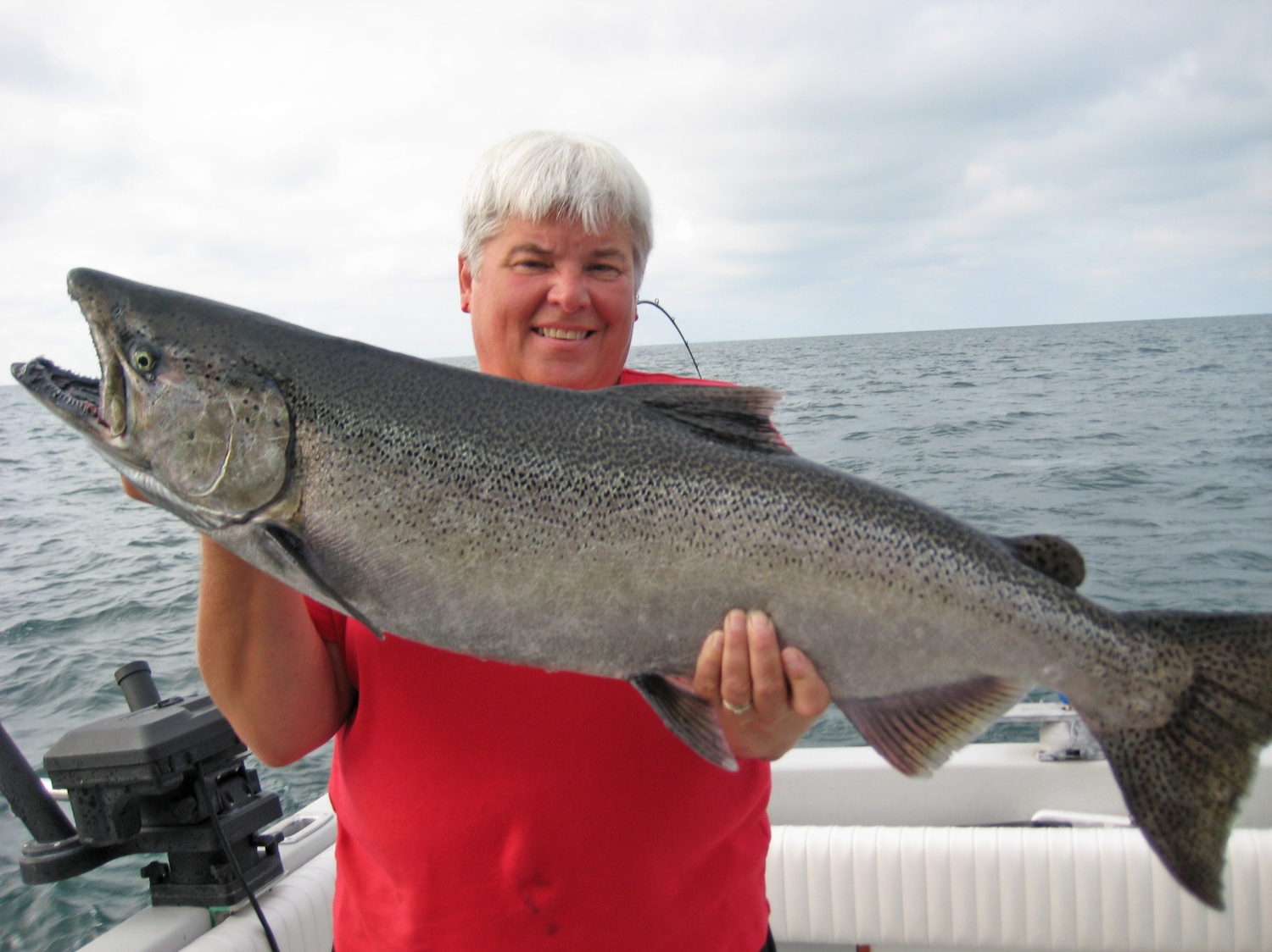 Successful King Salmon Fishing on Lake Ontario