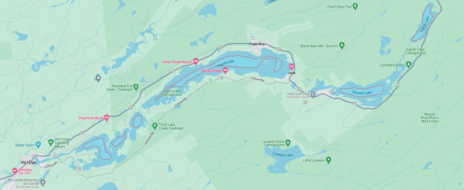 Old Forge Pond Fishing: Access to the Fulton Chain of Lakes